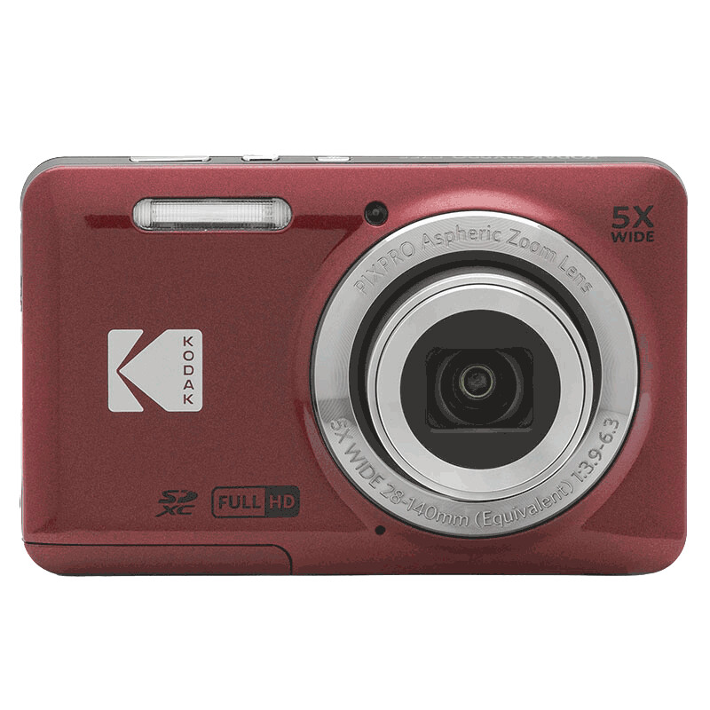 KODAK PixPro FZ55 Compact Camera, Κόκκινη - Techolic